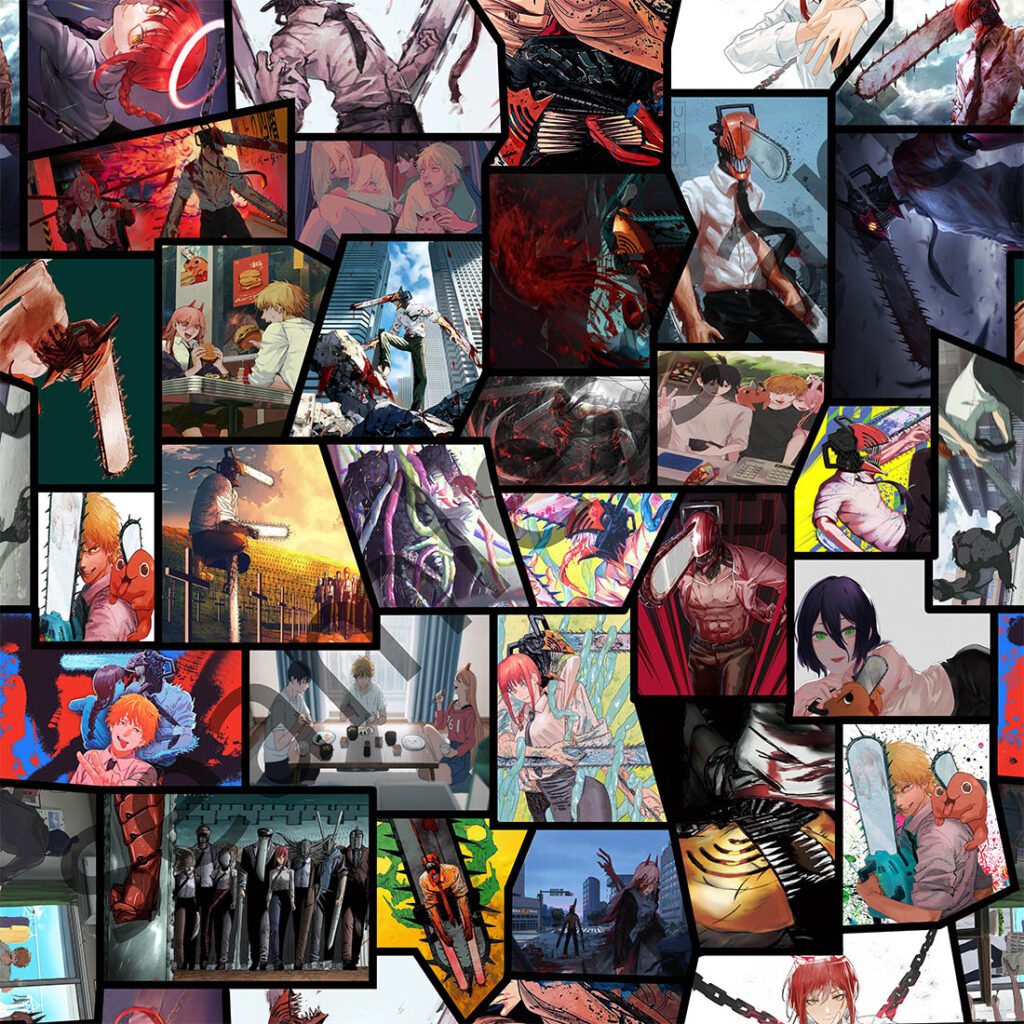 anime seamless design - MasterBundles