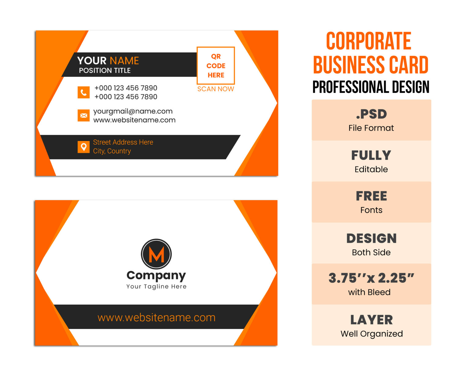 8 Minimal Design Visiting Card Bundle Only $5 - MasterBundles