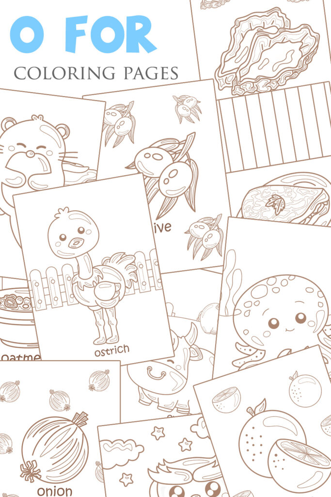 Alphabet O For Vocabulary School Letter Reading Writing Font Study ...