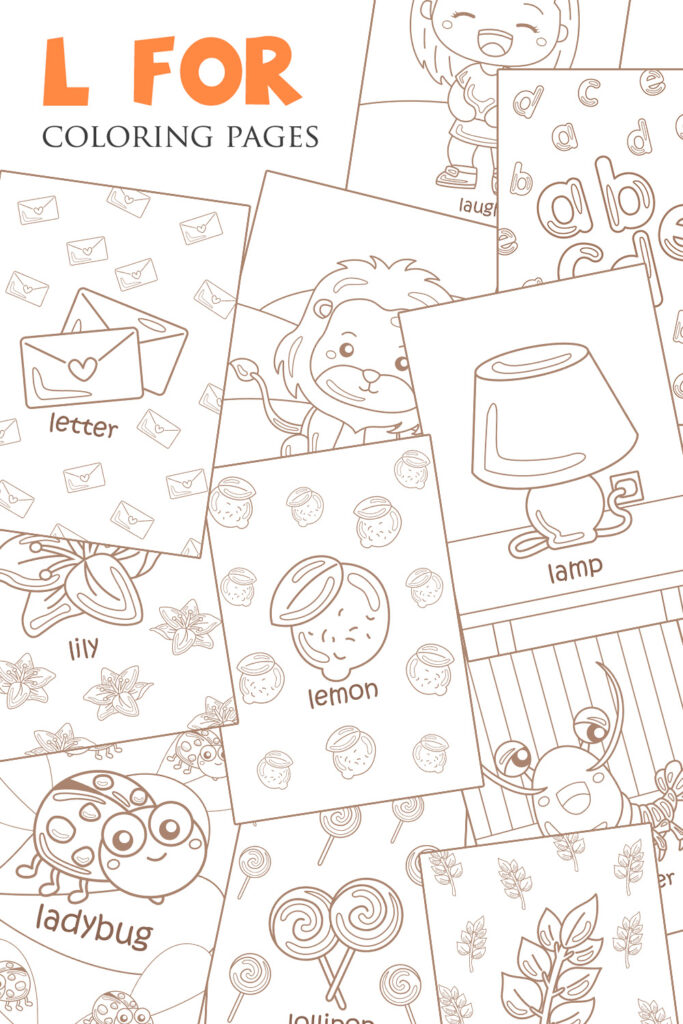 Alphabet L For Vocabulary School Letter Reading Writing Font Study ...