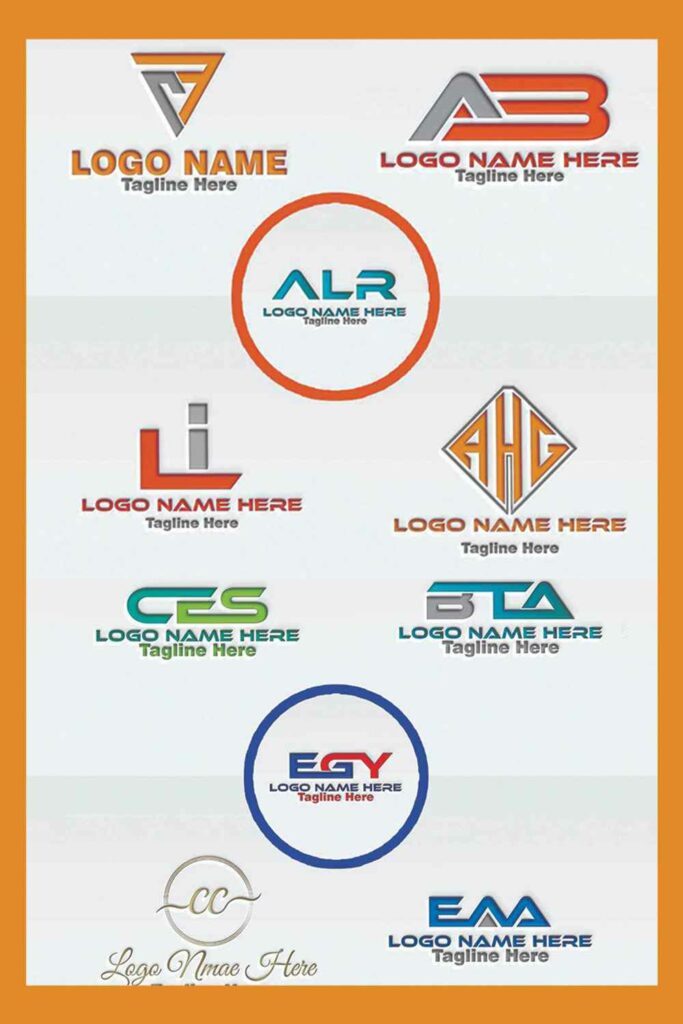 10 INITIAL LETTER LOGO DESIGN. - MasterBundles