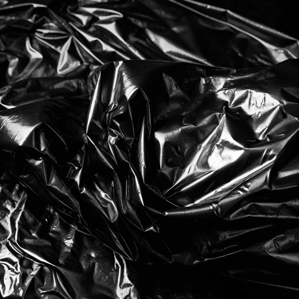 Black Foil Shiny Texture