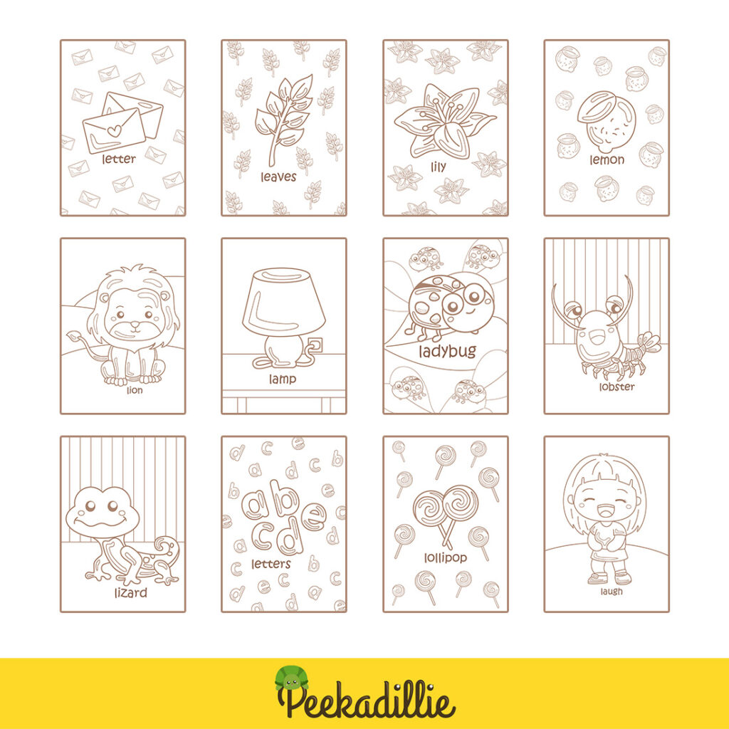 Alphabet L For Vocabulary School Letter Reading Writing Font Study ...