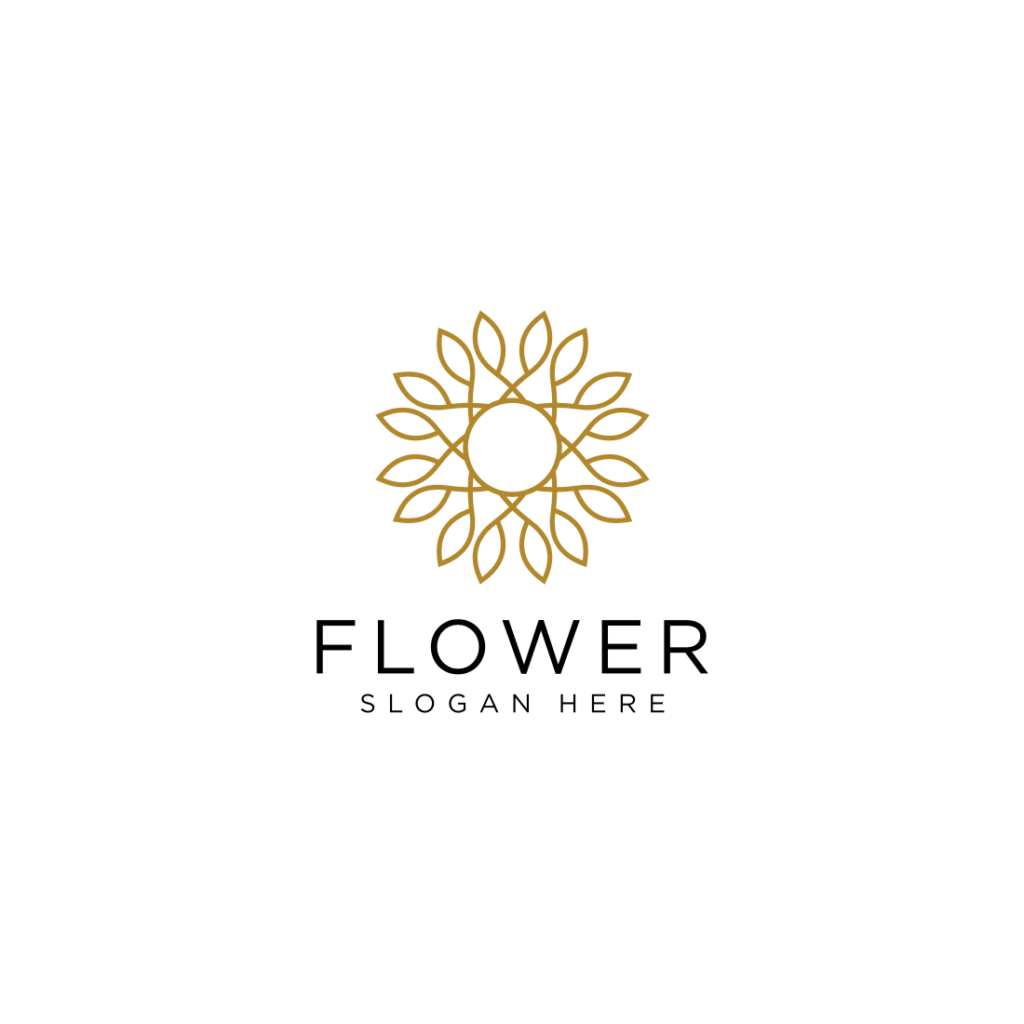flower logo vector - MasterBundles