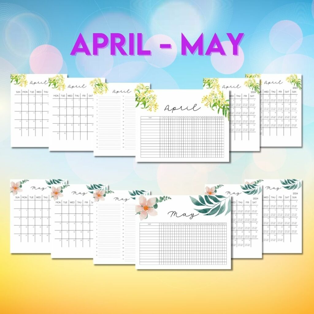 2024 Calendar Template Editable by Canva - MasterBundles