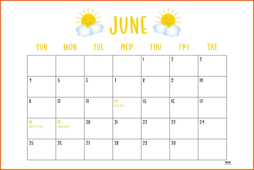 40+ Best June Calendars for 2022