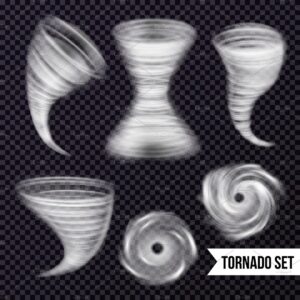 Storm hurricane tornado cyclone set – MasterBundles