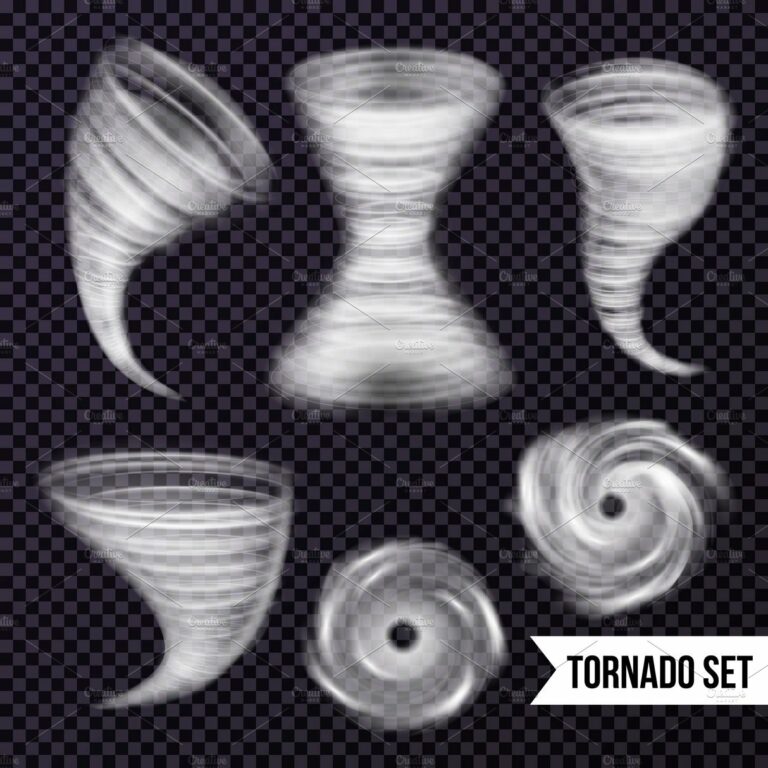 Storm hurricane tornado cyclone set – MasterBundles