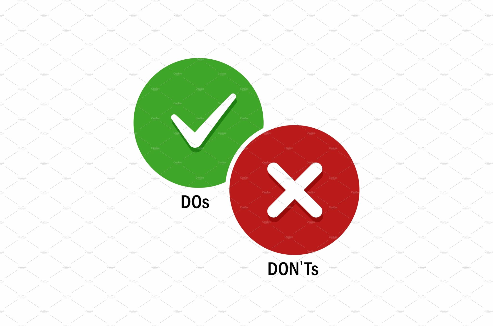 Simple positive and negative symbols – MasterBundles