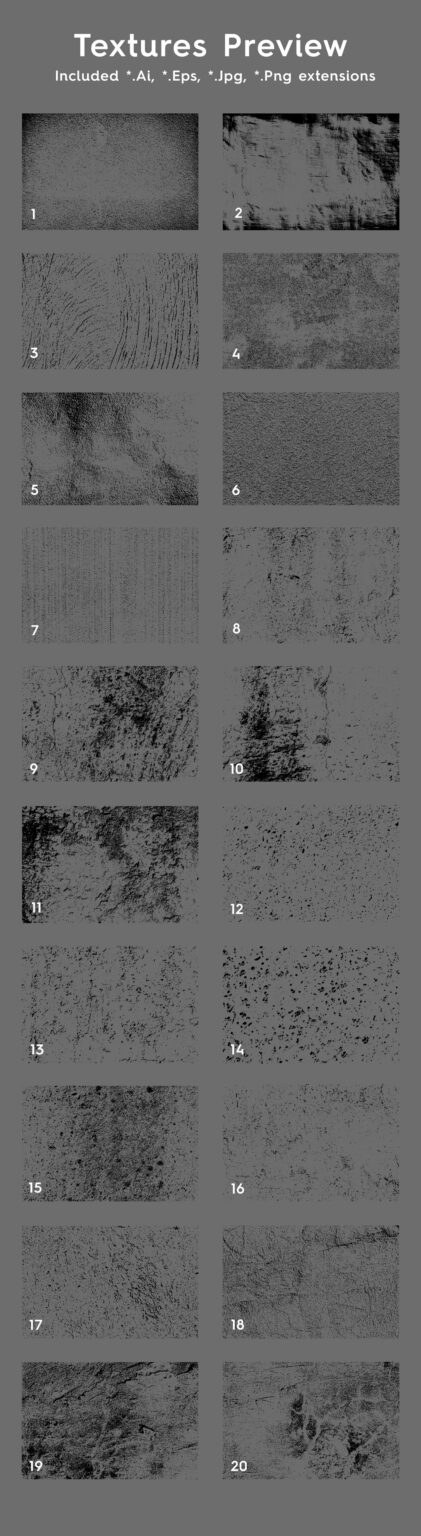 251 Natural Vector Textures Megapack – MasterBundles