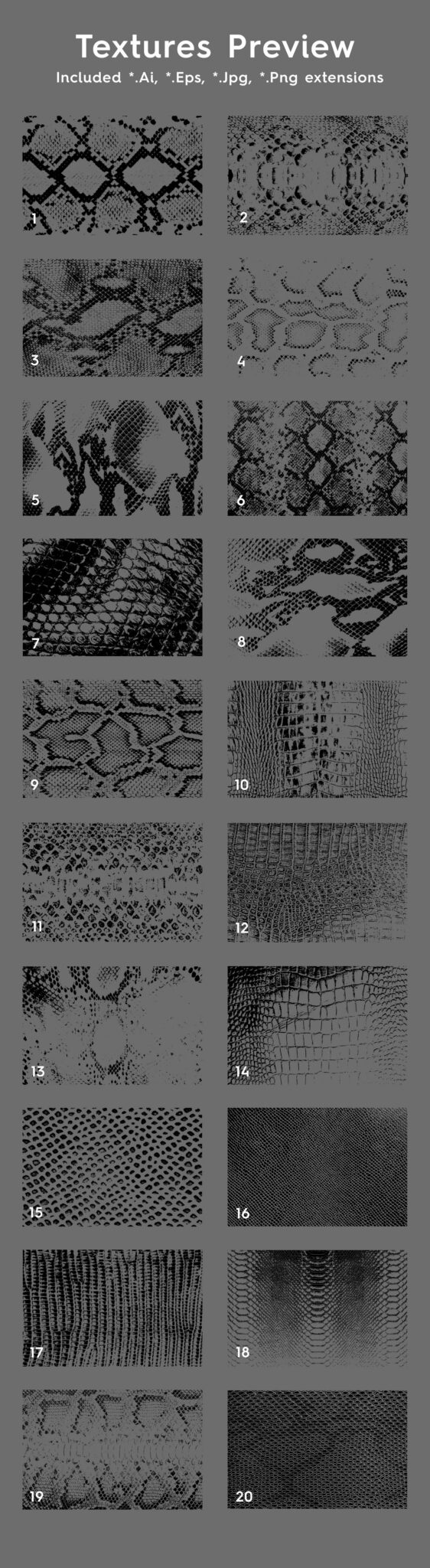 251 Natural Vector Textures Megapack – MasterBundles