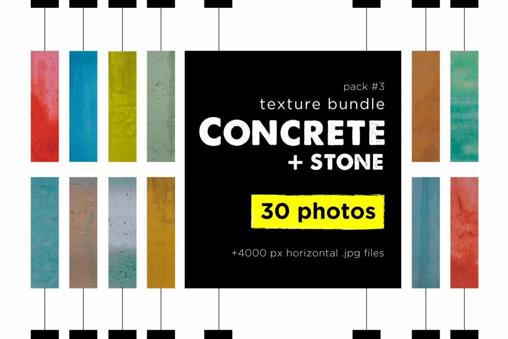 Colorful Сoncrete Stone Texture Pack – MasterBundles