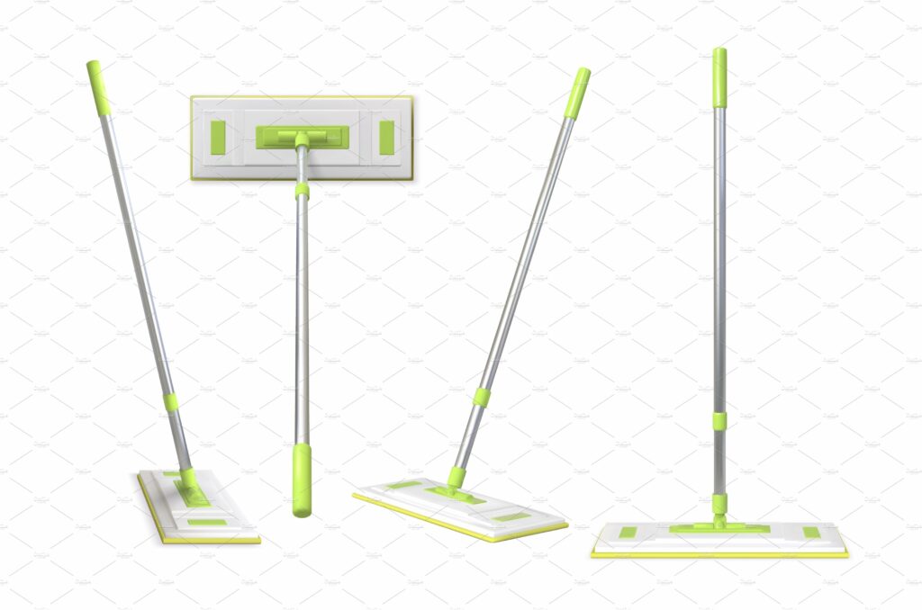 Realistic 3d floor cleaning mop with – MasterBundles
