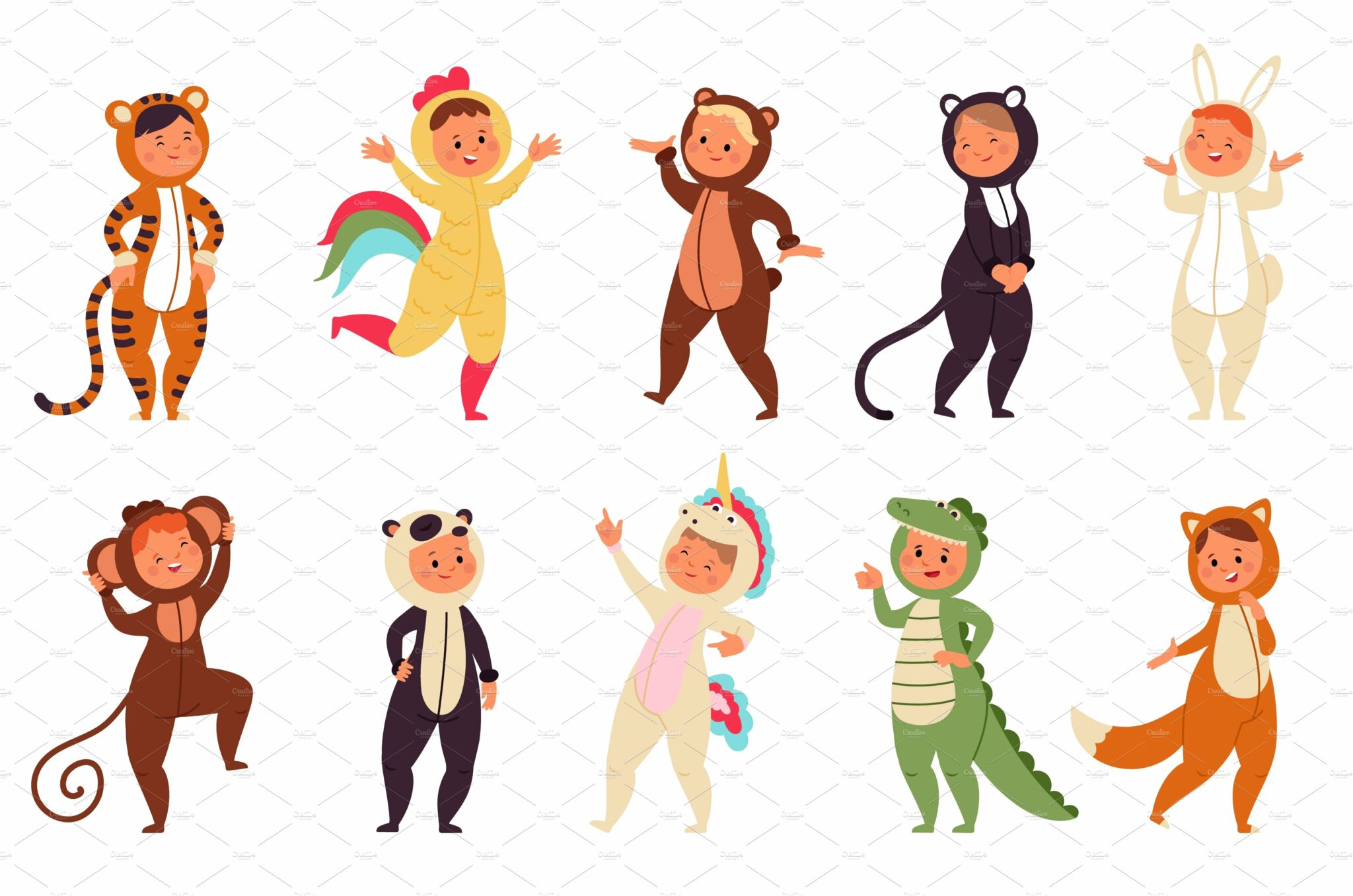 Children in animal costume – MasterBundles