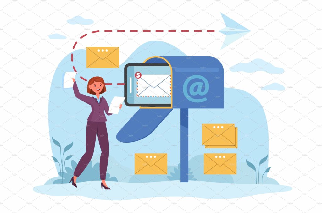 E-mail, digital letter, Internet – MasterBundles