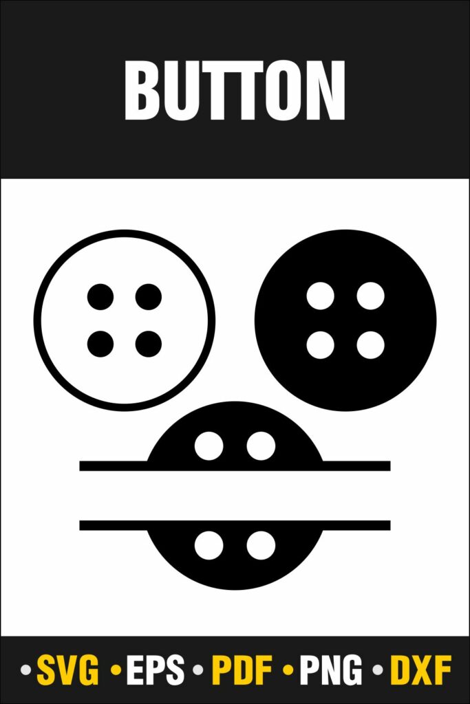 Button Svg, Sewing Machine Button Svg, Vector Cut file Cricut, Button ...