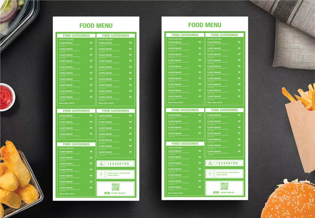 Food Menu - MasterBundles