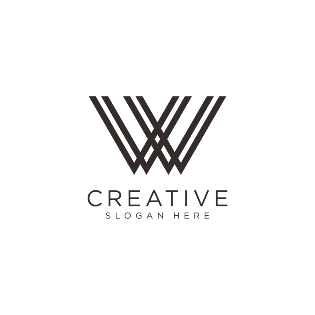 letter w logo vector design - MasterBundles