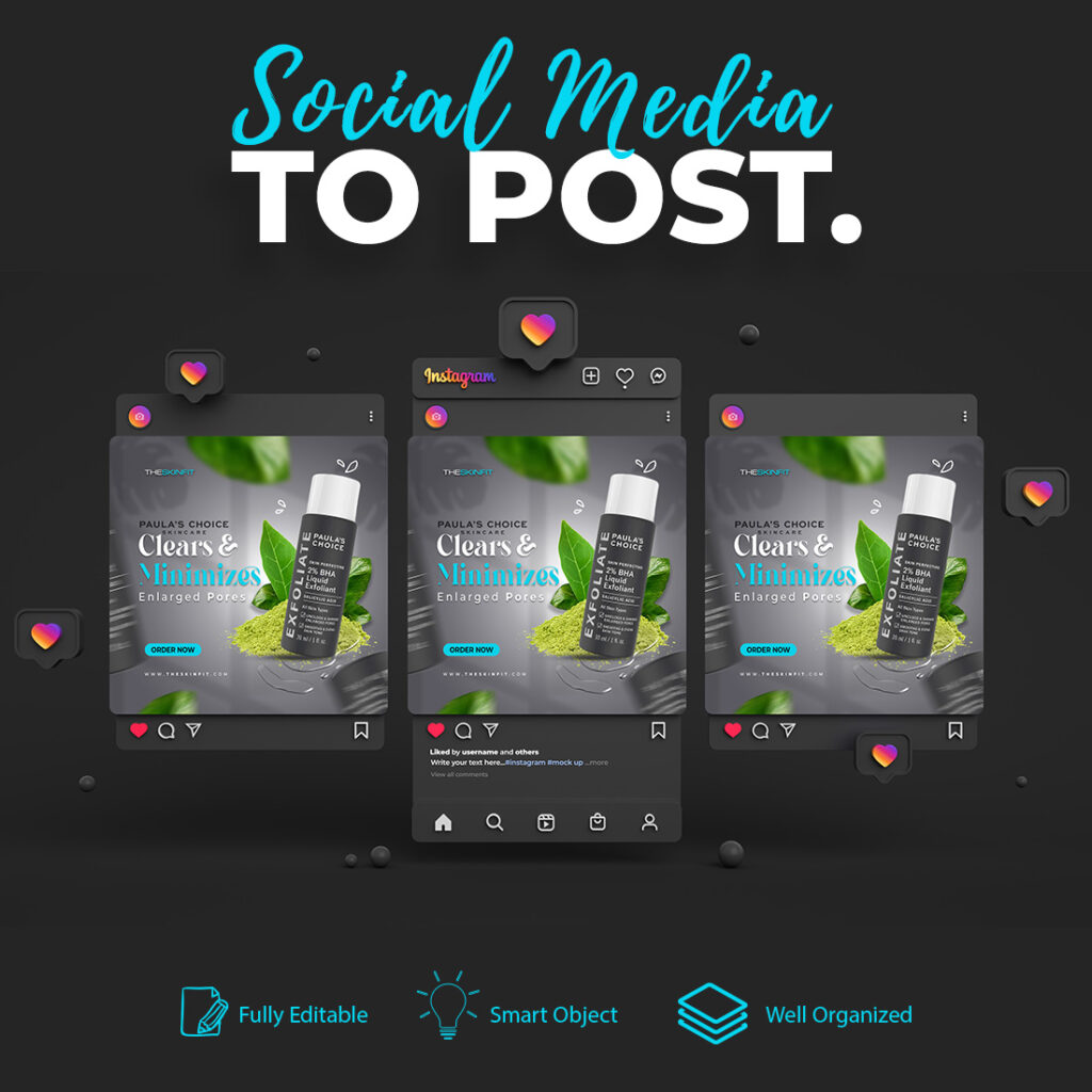 6+ Best Social Media Posts Template For Cosmetics Beauty Products ...