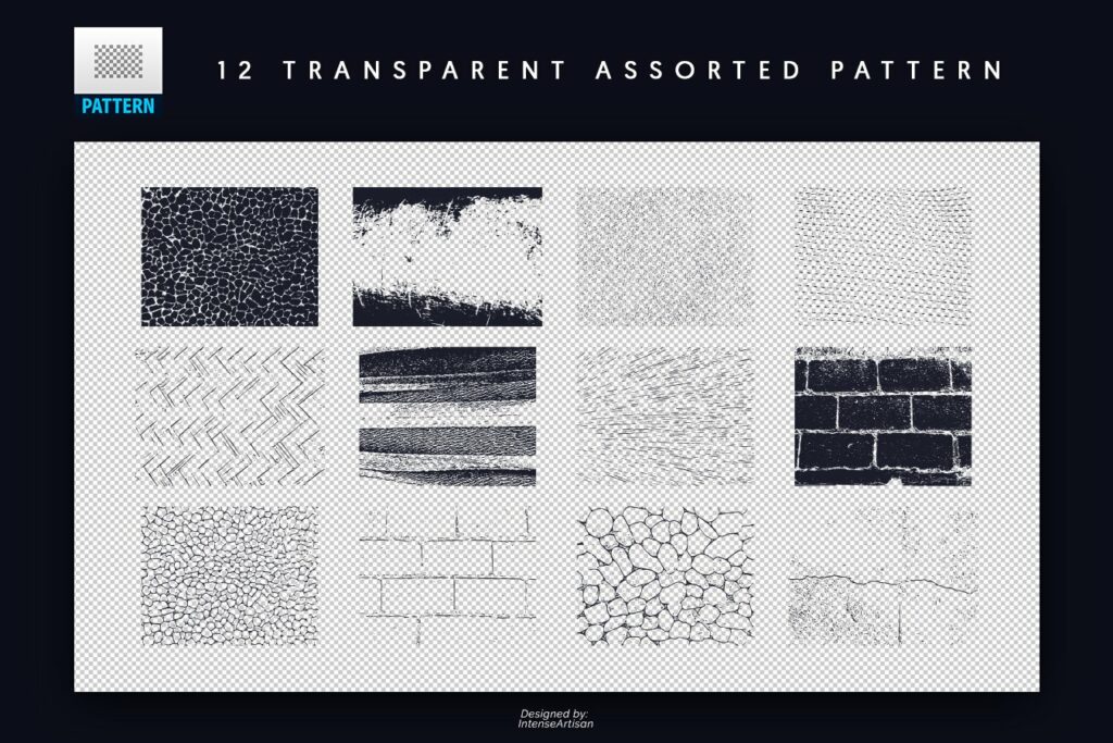 12 Assorted Texture – MasterBundles