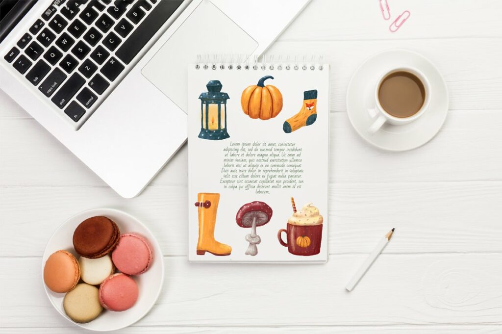 Cozy autumn cliparts, fall set, png – MasterBundles