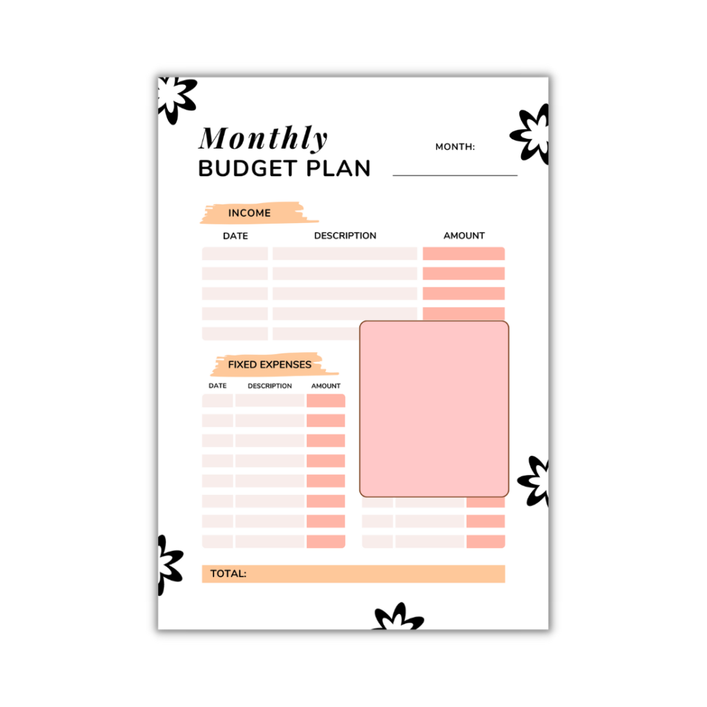 Weekly and Monthly Budget Planner - MasterBundles