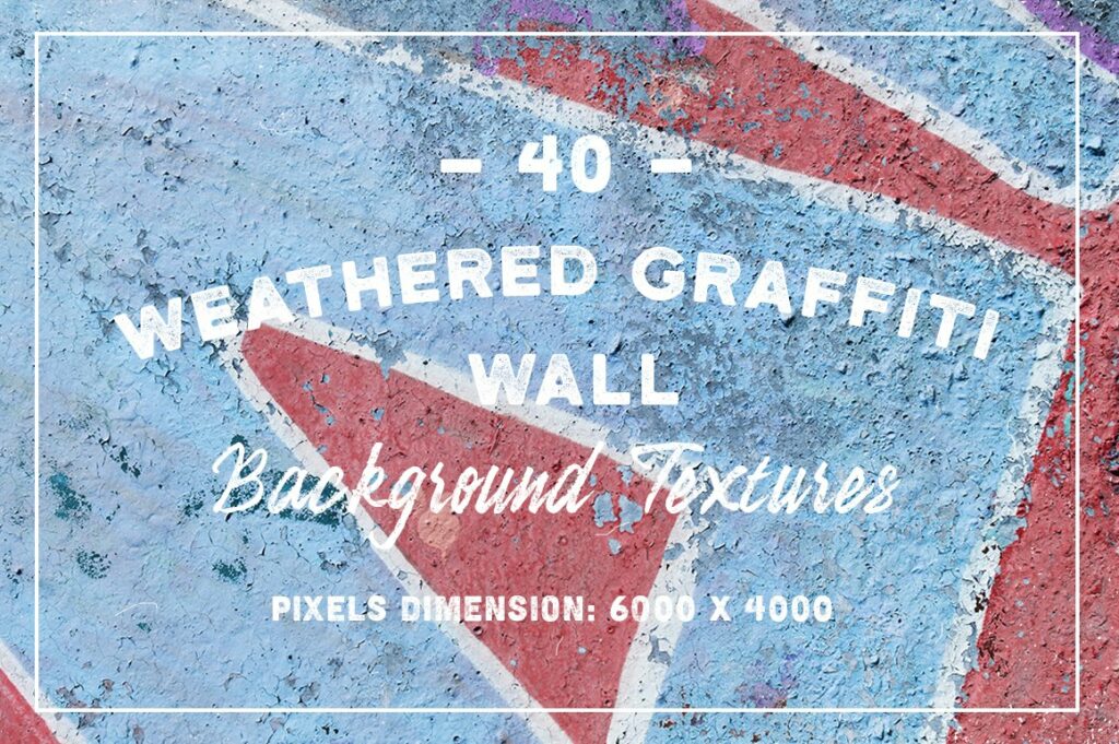 40 Weathered Graffiti Wall Textures – MasterBundles