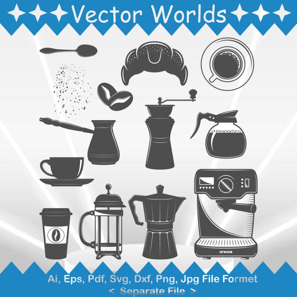 Coffee icon SVG Vector Design. - MasterBundles