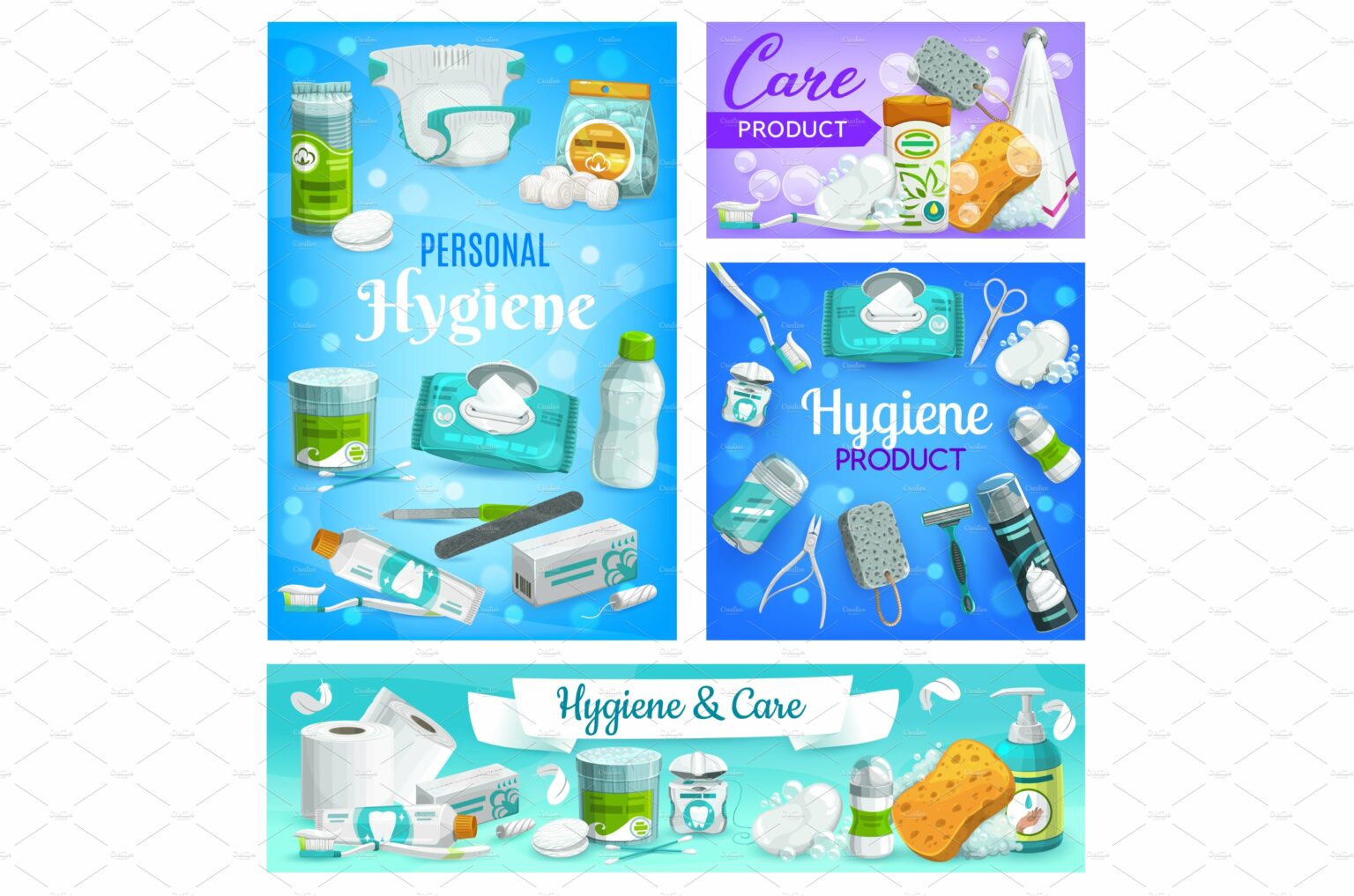 Personal care hygiene, body health – MasterBundles