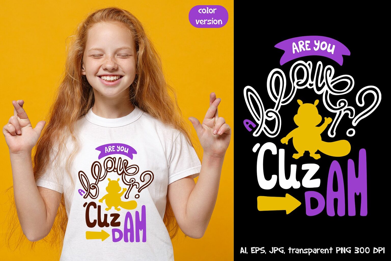 Beaver character creator + lettering – MasterBundles