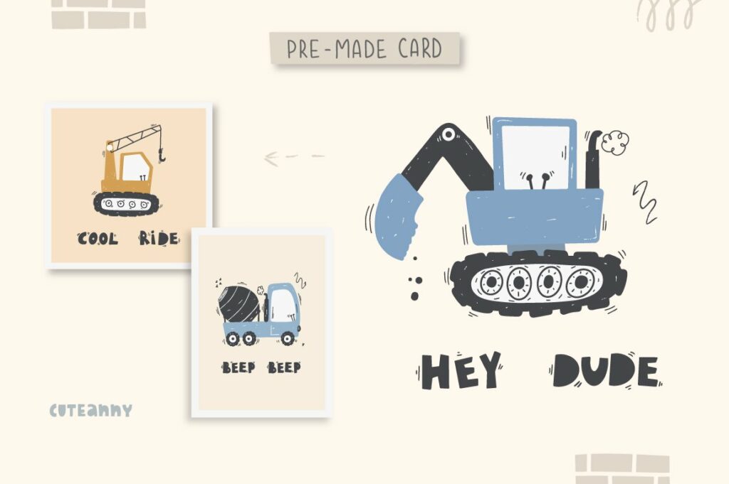 Little Diggers clipart & patterns – MasterBundles