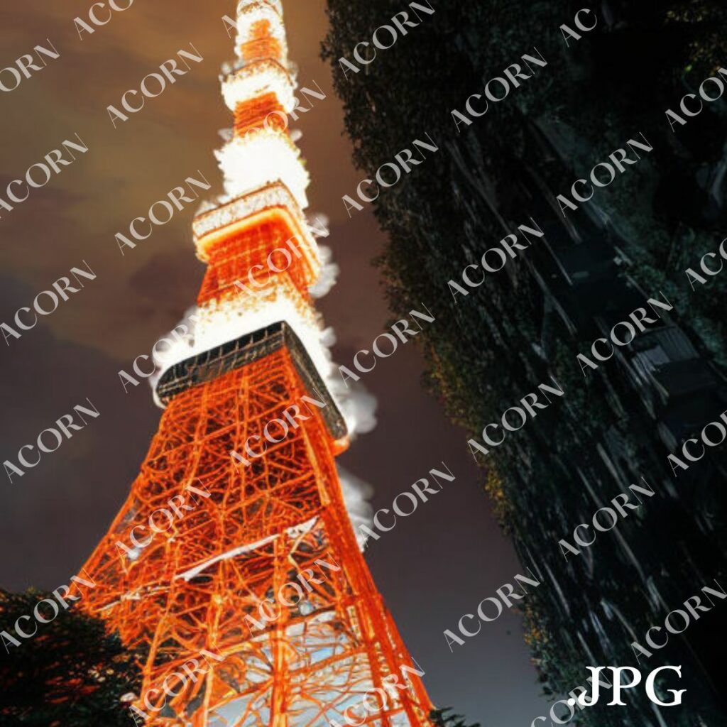 AI GENERATED TOKYO TOWER - MasterBundles