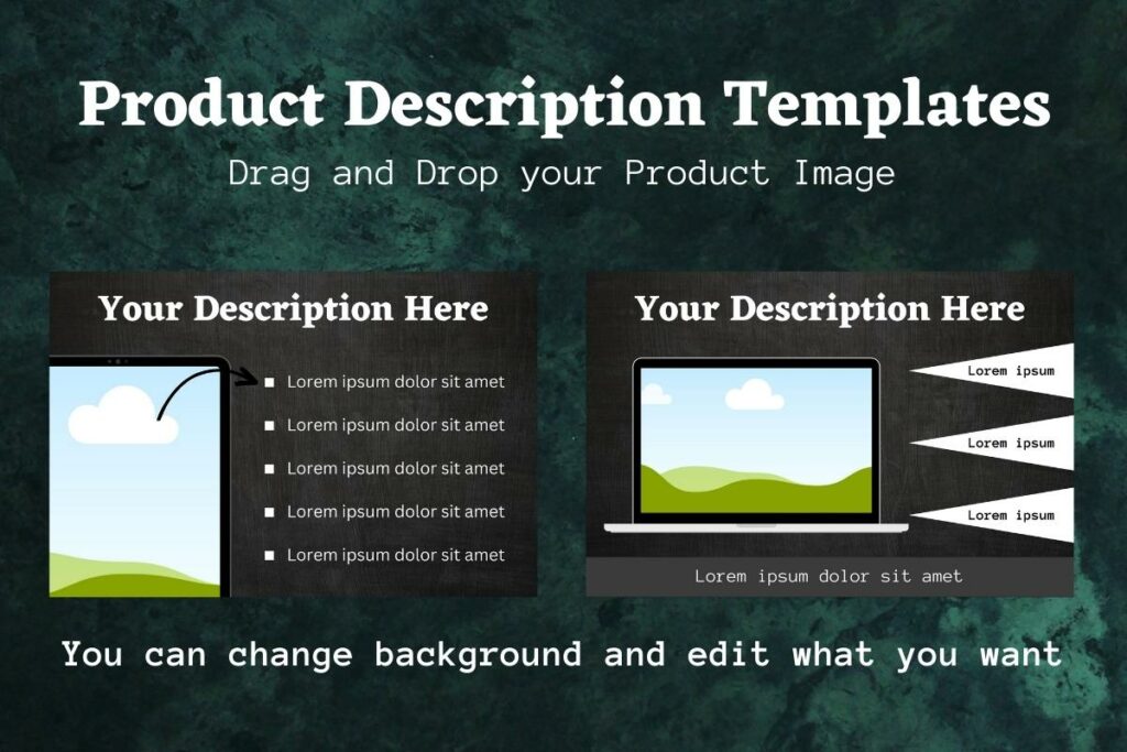 Editable Products Canva Mockup Template - MasterBundles