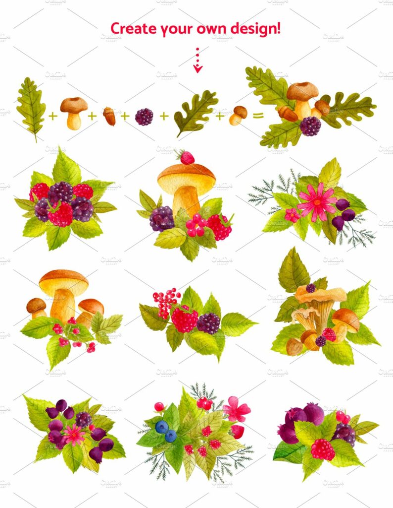 Woodland Animals. Watercolor Bundle – MasterBundles