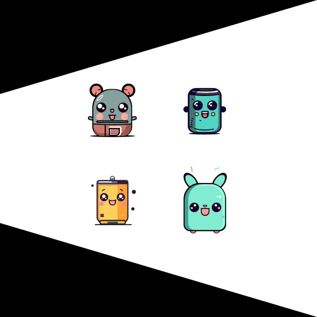 cute Battery logo vector illustration flat design,Cute smiling happy ...