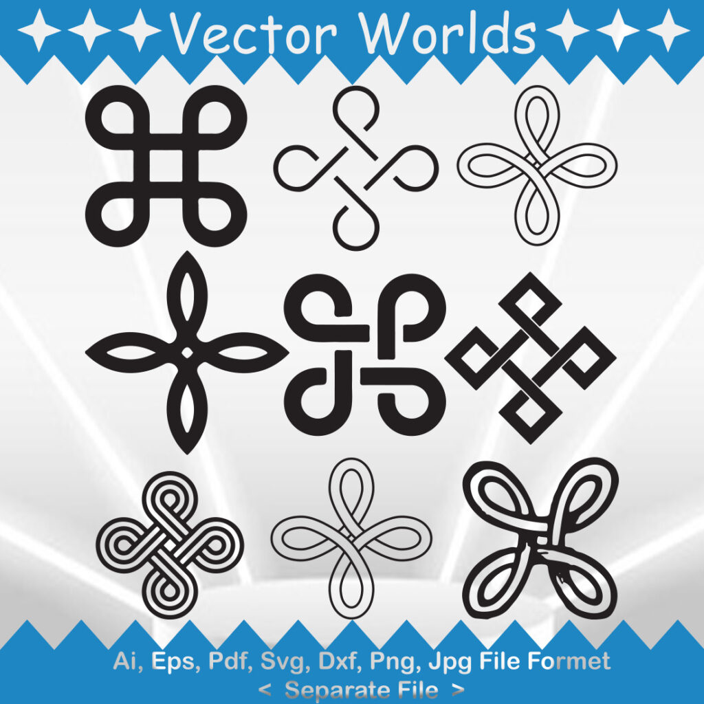 Bowen Knot Symbol SVG Vector Design. - MasterBundles