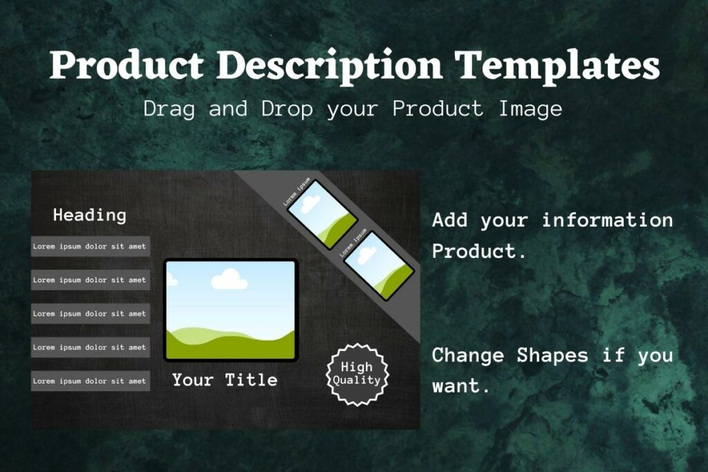 Editable Products Canva Mockup Template - MasterBundles