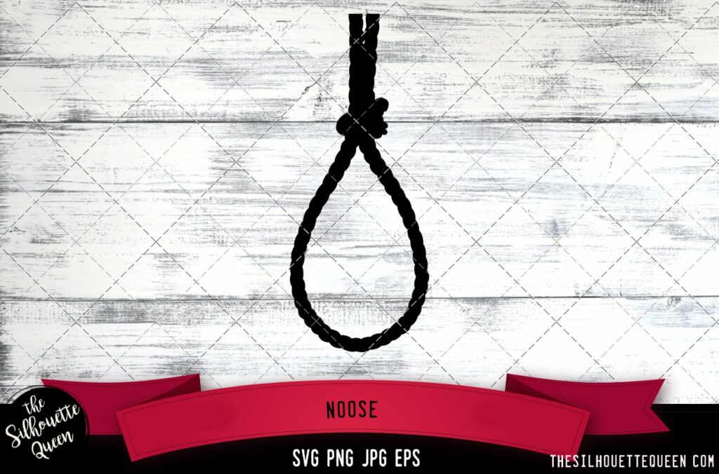 Noose Silhouette Vector – MasterBundles