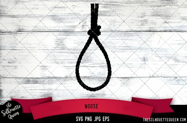 Noose Silhouette Vector – MasterBundles