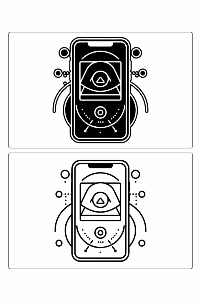 Sms Icon Outline Vector Simple Set of Message Related Vector Line Icons ...