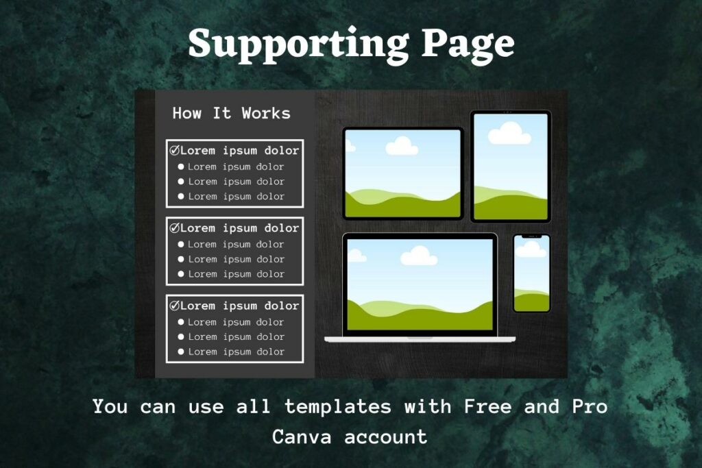 Editable Products Canva Mockup Template - MasterBundles