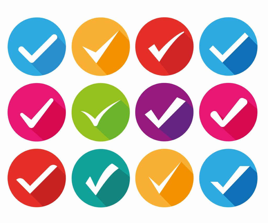 Check mark flat icon – MasterBundles