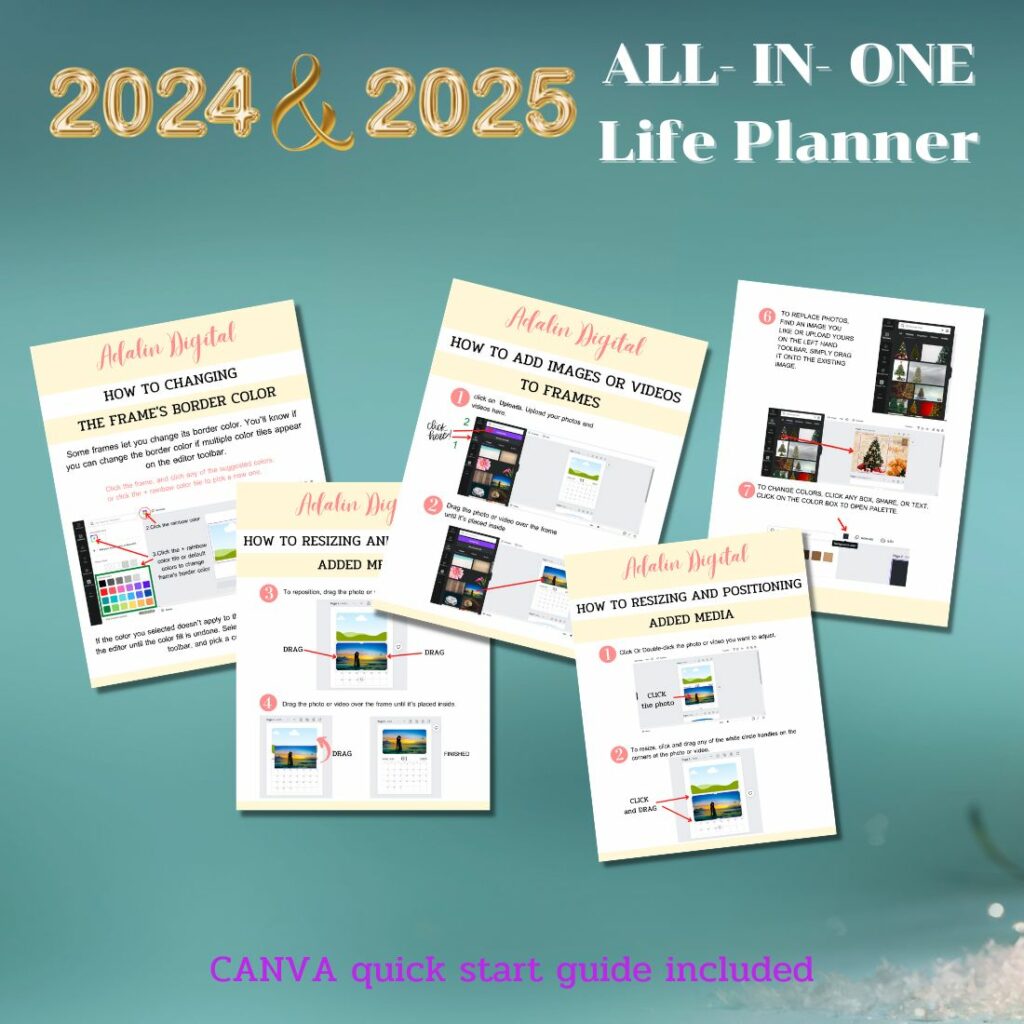 2024-2025 All-in-one Life Planner - MasterBundles