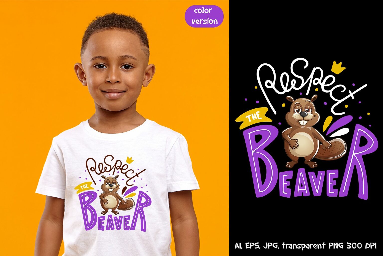 Beaver character creator + lettering – MasterBundles