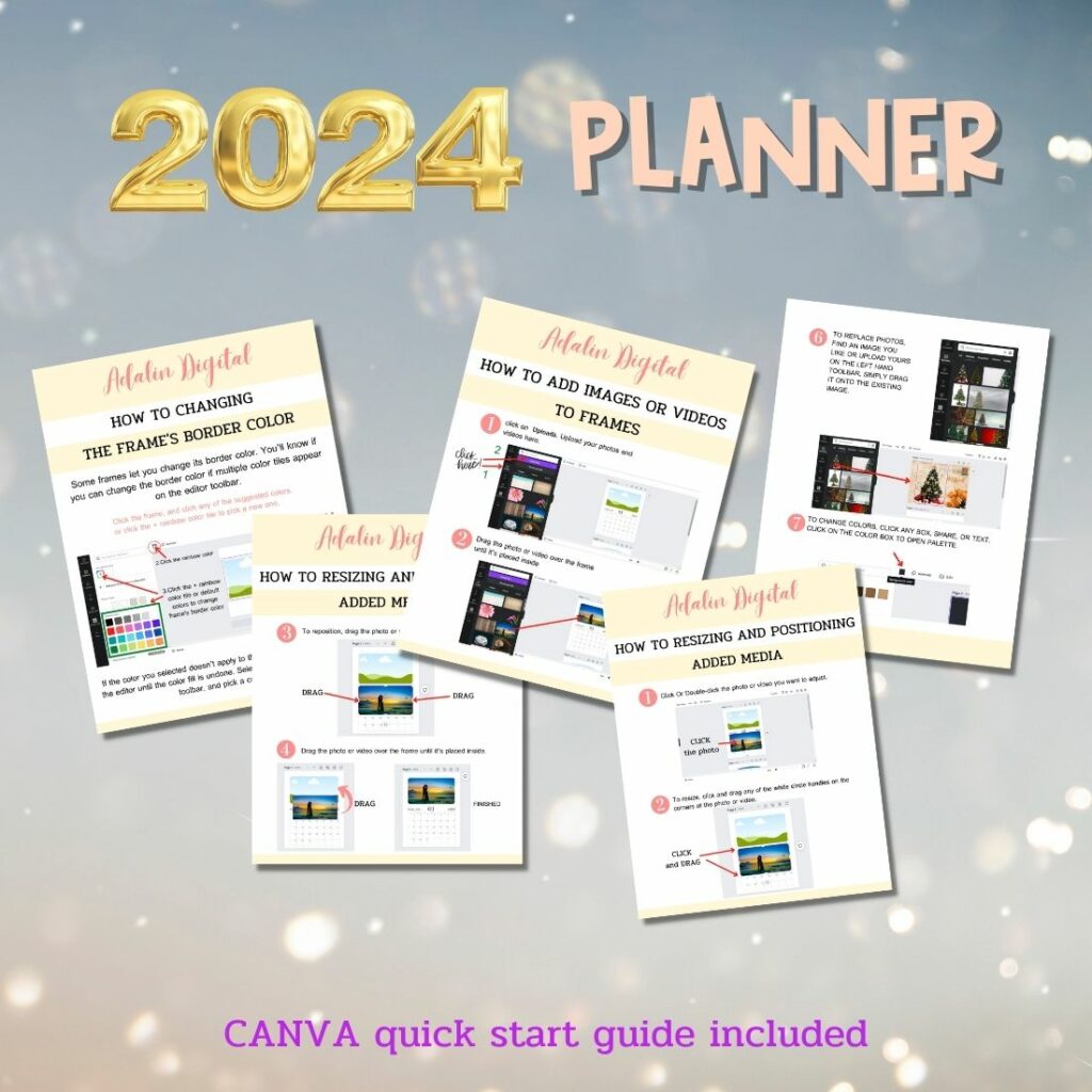 CANVA 2023 Planner Templates - MasterBundles