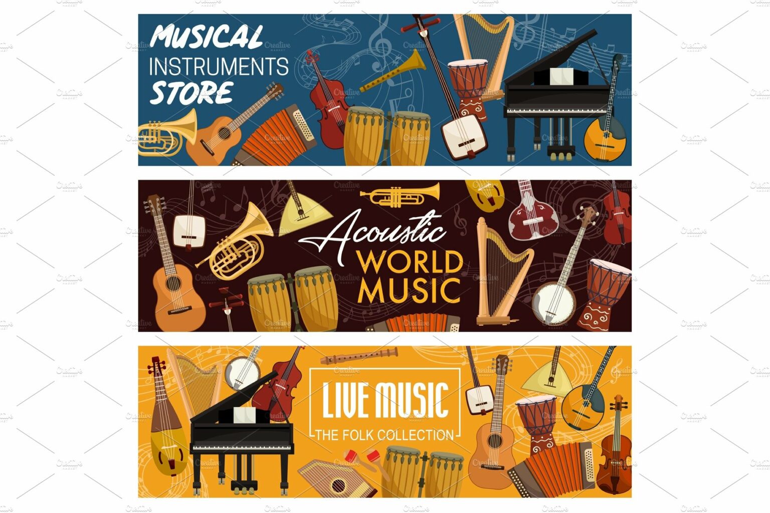 Orchestra, musical instruments – MasterBundles