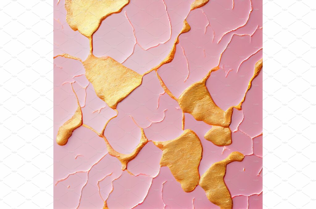 Pink and gold venetian plaster – MasterBundles