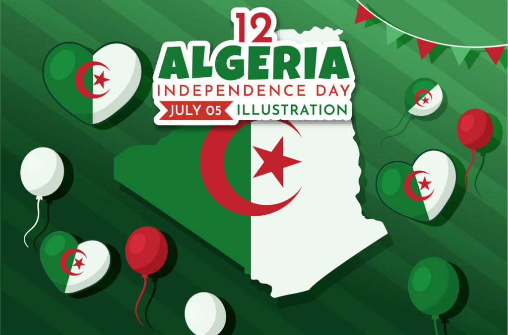 12 Algeria Independence Day Illustration - MasterBundles