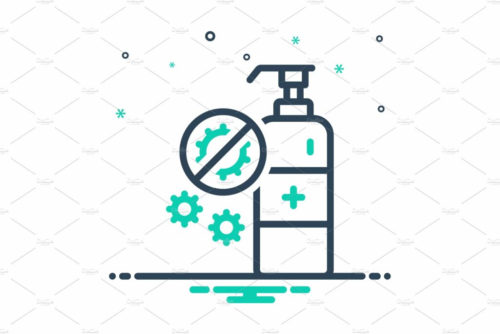 Anti germs mix icon – MasterBundles