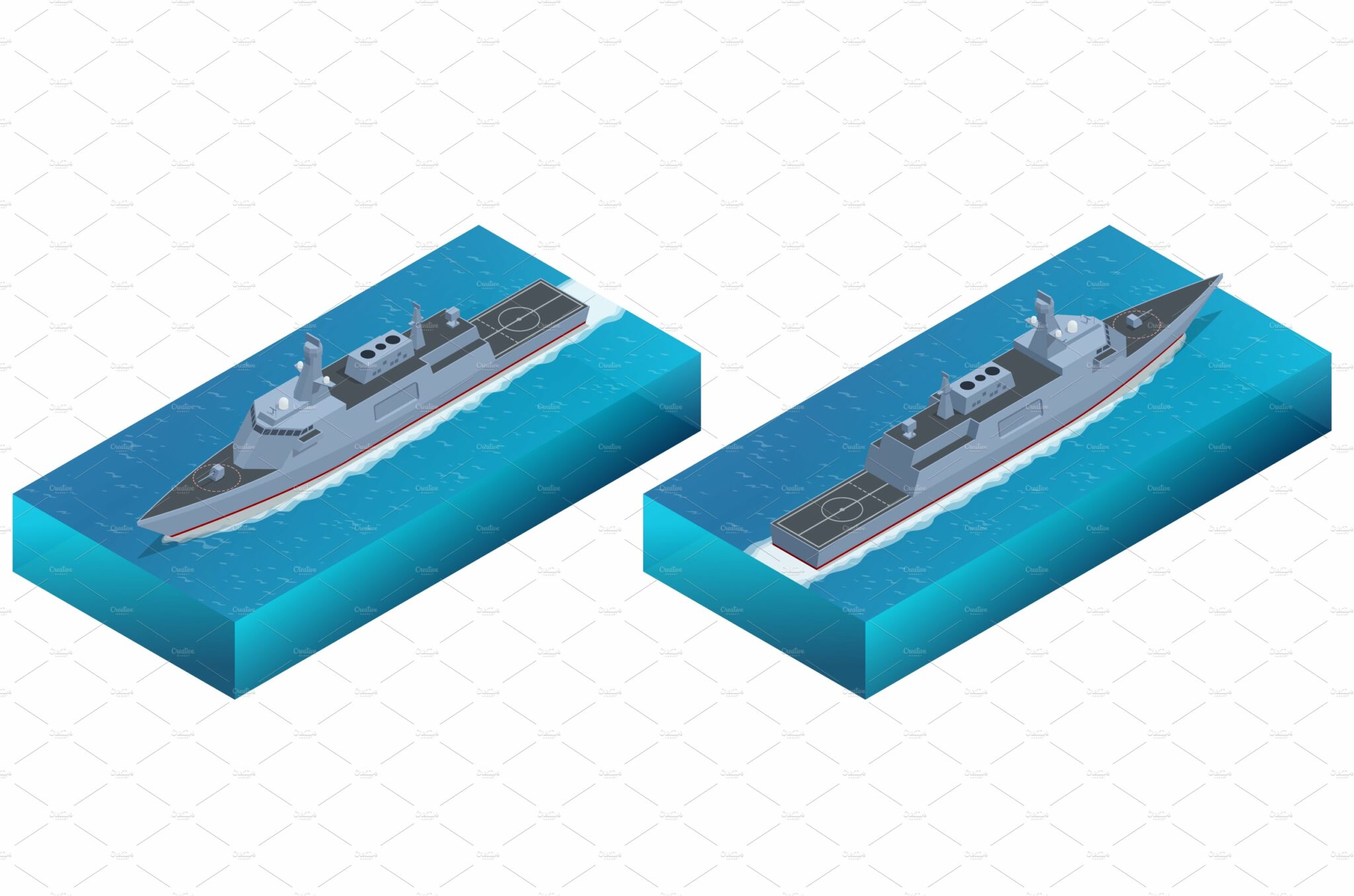 Isometric Anti-Submarine warfare – MasterBundles